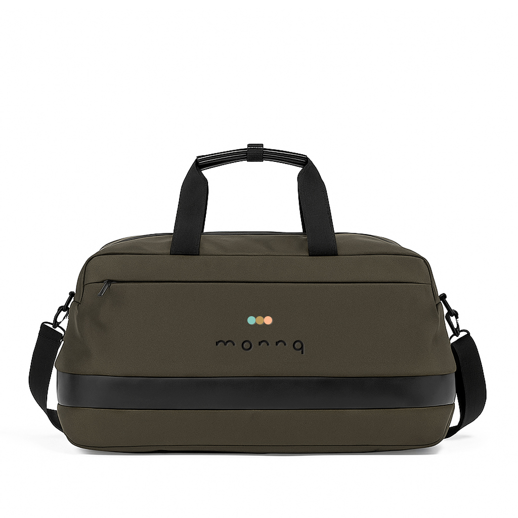 Monnq Duffle Bag Stefano Heavy Green - Monnq